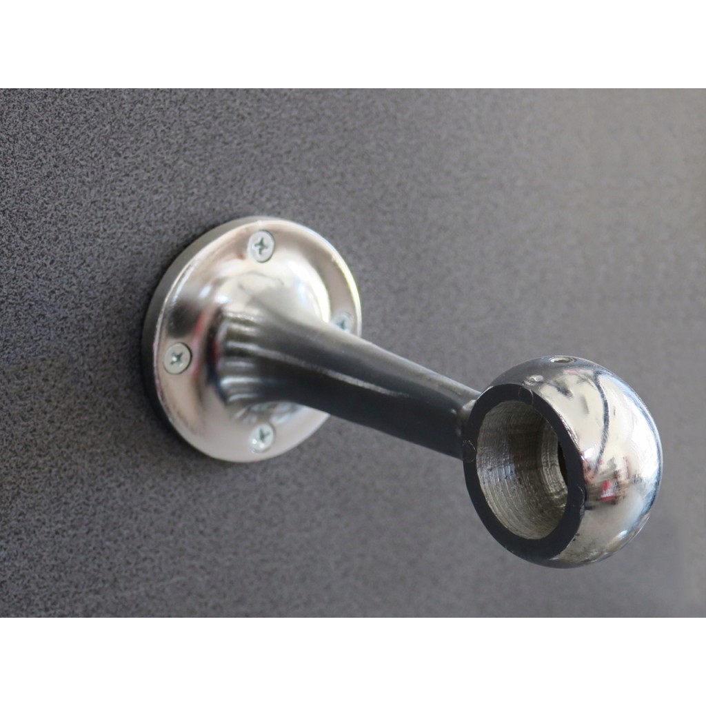 System rurowy Ø25mm, uchwyt dystansujący do drążka, rurki, chrom AC571